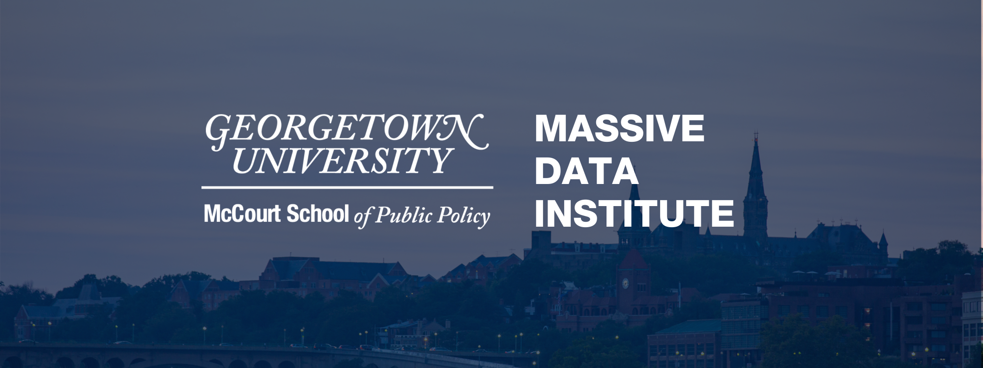 Massive Data Institute | Georgetown University