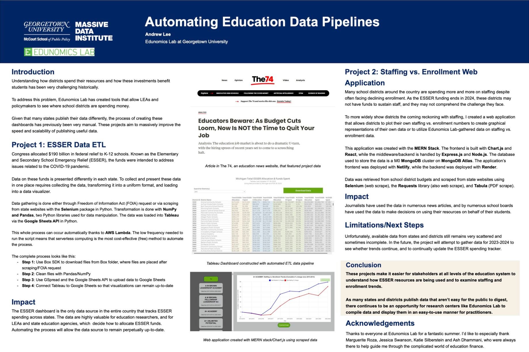 Andrew Lee ‘24 - MDI Scholars Summer 2023 Research Showcase Poster ...